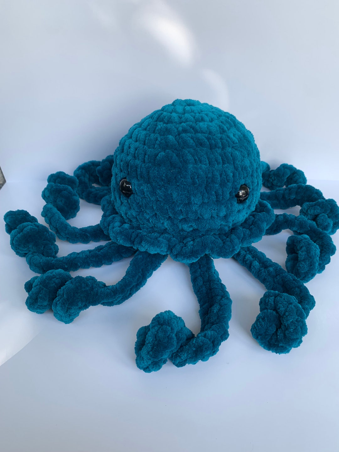 Crochet Blue Squid Stuffed Animal Toy - Etsy