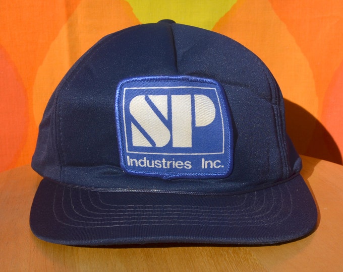70s Vintage Foam Trucker Mesh Hat SP Industries Patch Snapback - Etsy
