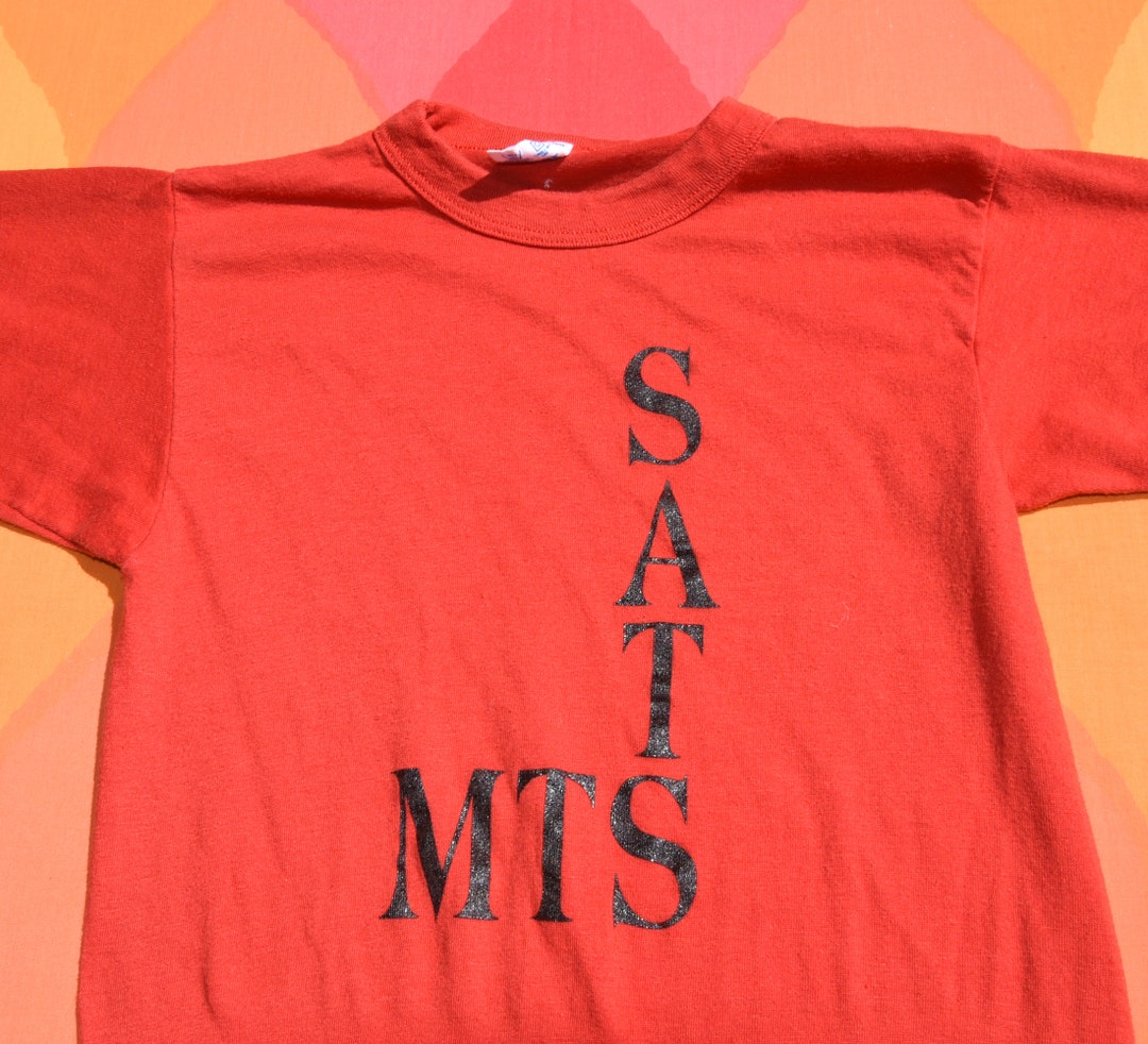 Vintage Tee 80s CHAMPION Mts Sats Acronym T-shirt Small XS - Etsy