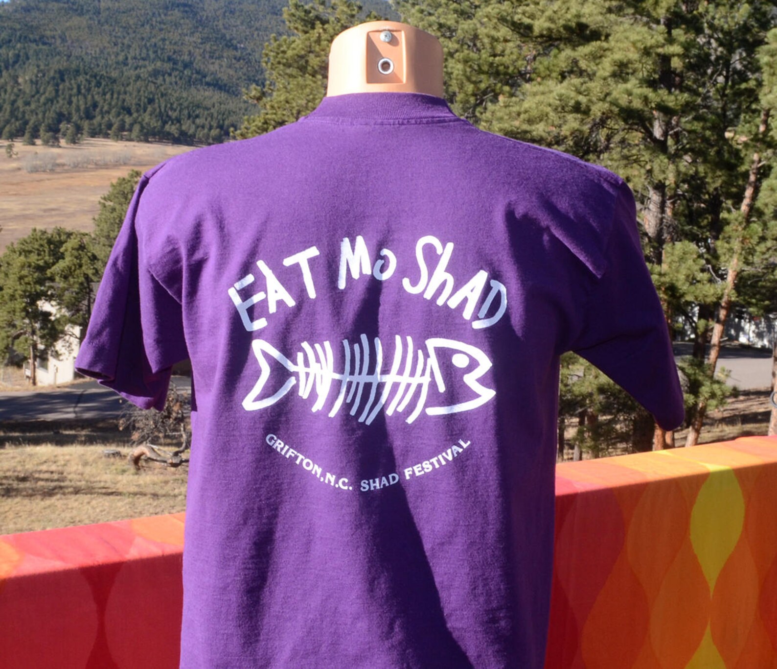 Vintage 90s T-shirt SHAD FESTIVAL Fish Grifton North Carolina - Etsy