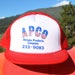 80s Vintage Snapback Trucker Hat APCO American Flag Mesh Baseball Cap ...