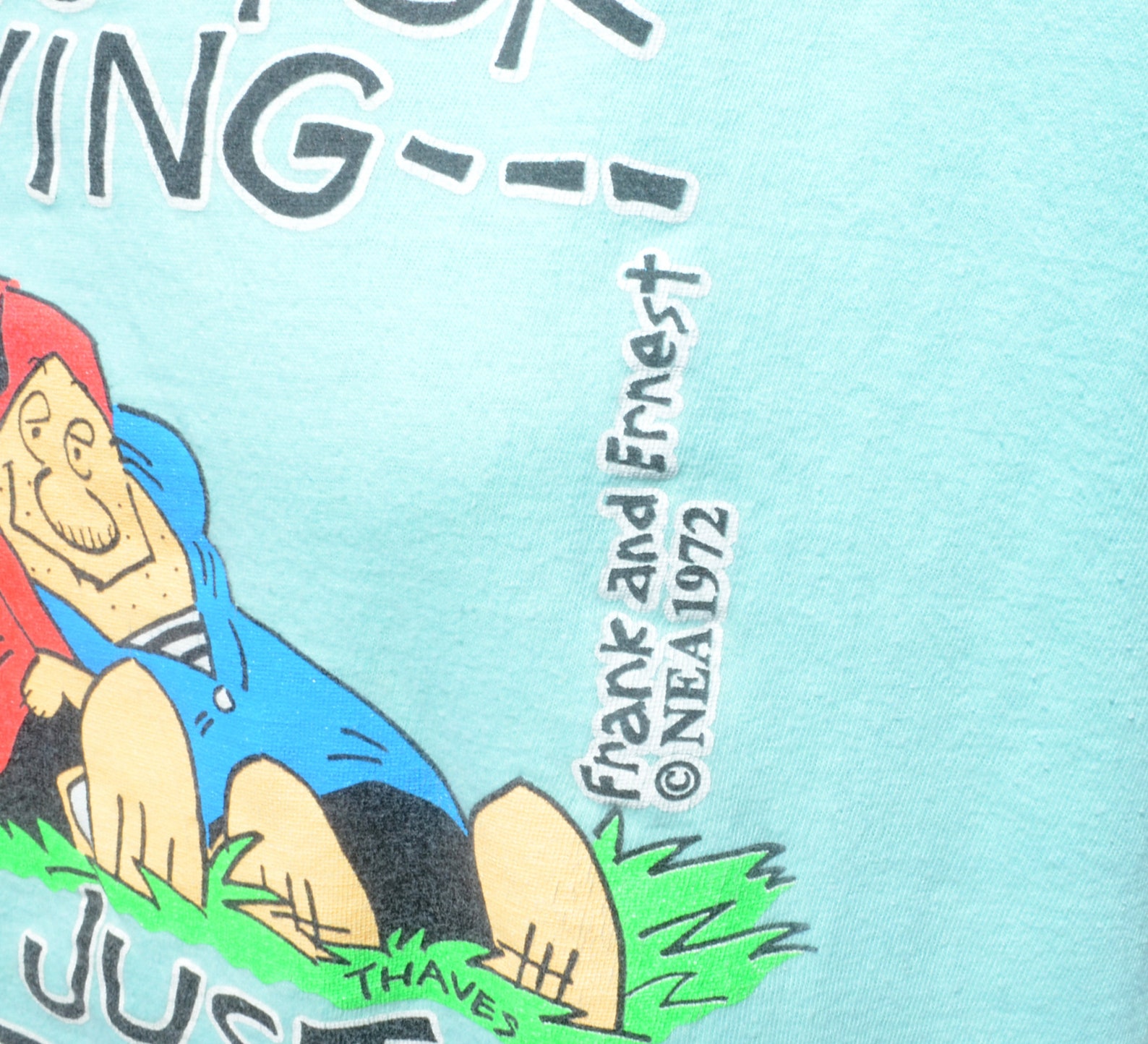 Vintage 70s T-shirt FRANK and ERNEST Cartoon Work Funny Tee Large - Etsy