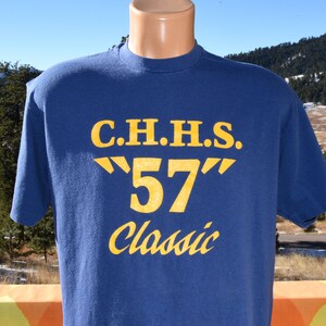 Vintage 80s T-shirt CHHS High School Class Reunion Tee XL Large Stedman ...