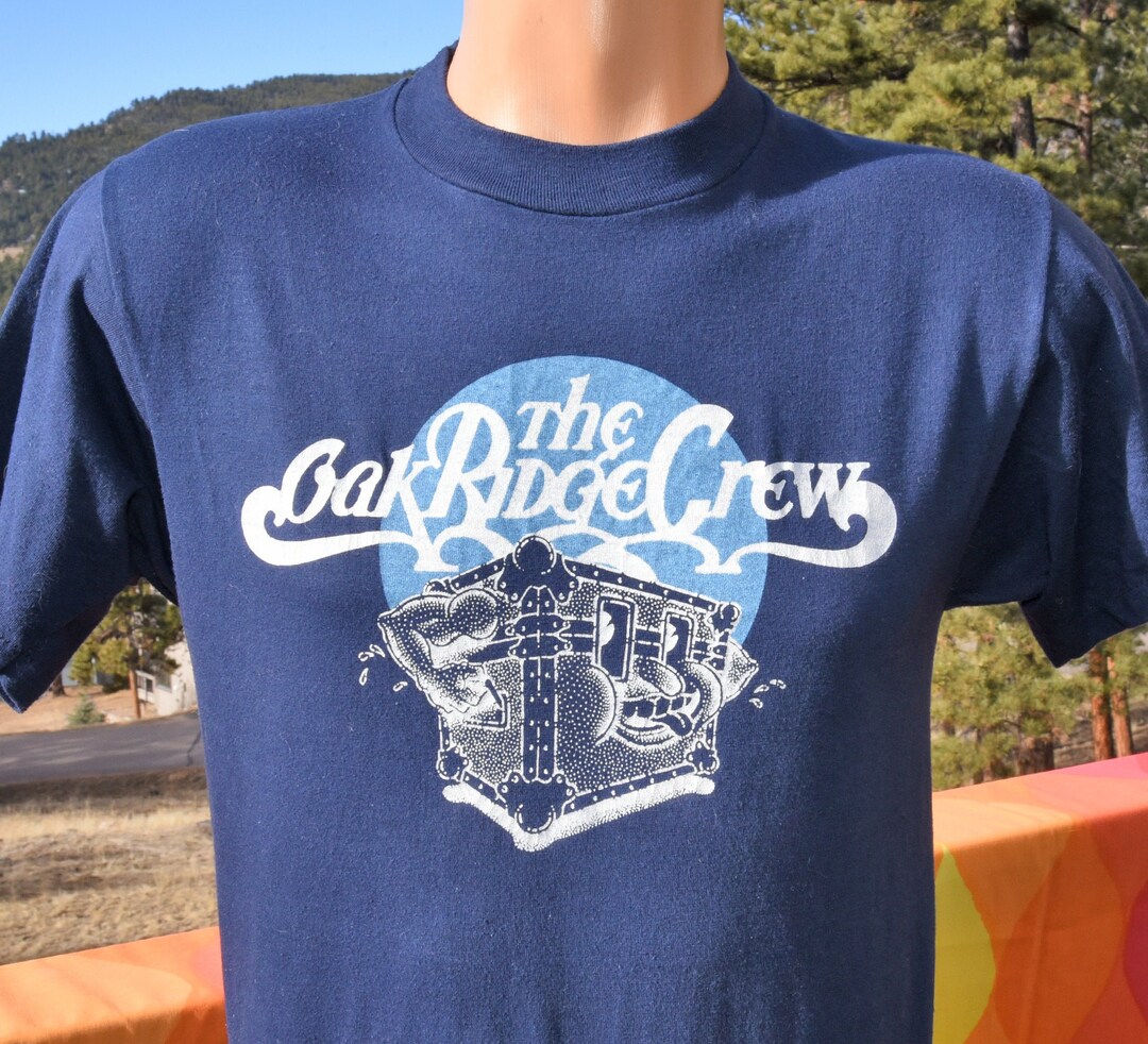 Vintage 70s Rock Tee OAK RIDGE Boys Crew Concert Tour T-shirt Medium ...