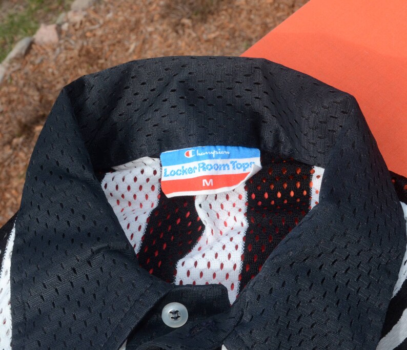 Vintage 70s Polo Golf Shirt REFEREE Black White Stripes Medium - Etsy