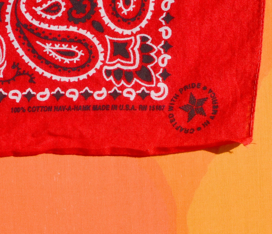 80s Vintage Bandana Scarf Hav-a-hank Red Bandanna Handkerchief - Etsy 80s Vintage Bandana Scarf Hav-a-hank Red Bandanna Handkerchief - Etsy