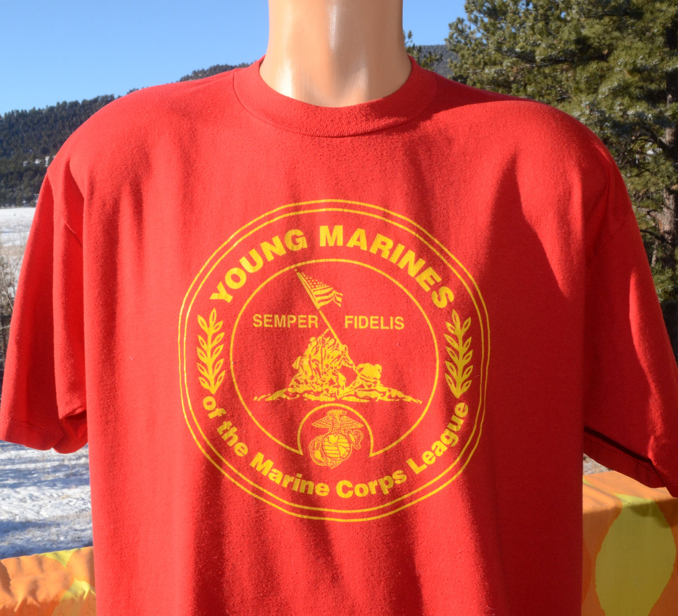 Vintage 80s T-shirt USMC Marine Corps Young Military Tee Large XL - Etsy