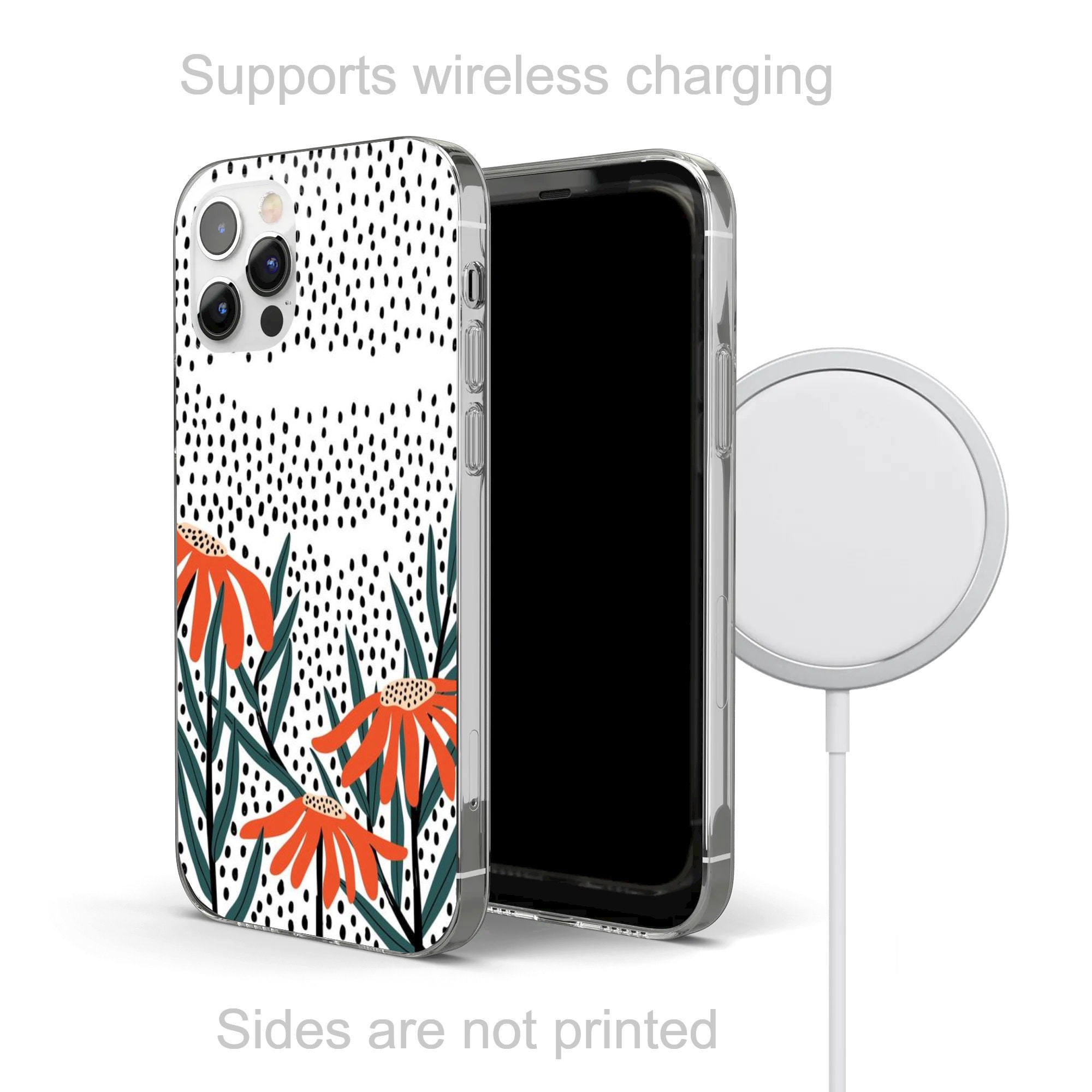 Polka Dots Phone Case Dalmatian Spots Cover Fit for iPhone 15 Pro Max ...