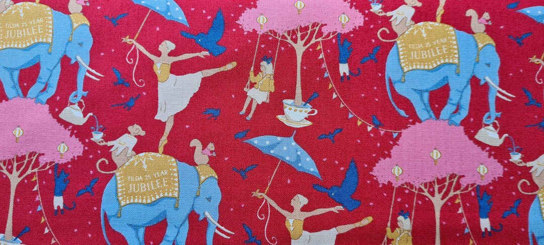 Tilda Jubilee Circus Life Jubilee Red - Etsy