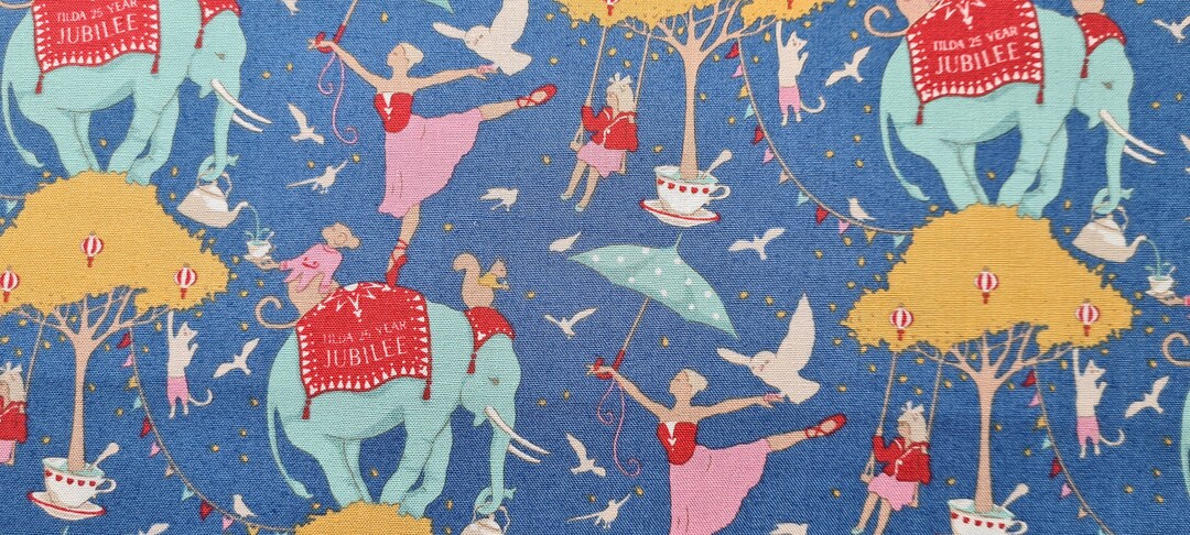 Tilda Jubilee Circus Life Jubilee Blue - Etsy