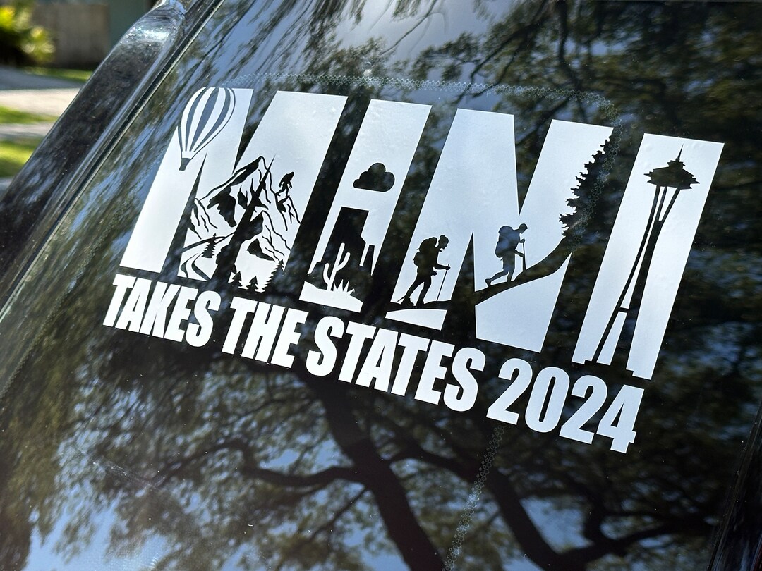 11" Road Trip Decal - "mini Takes the States" - Great for MTTS MINI ...