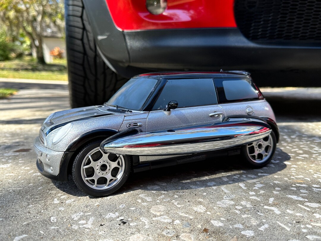 Upcycled Handmade MINI Cooper Purse Custom Painted GLITTERY SILVER 013 ...