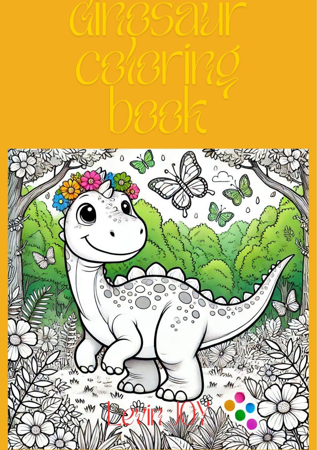 Dinosaur Coloring Book 1 - Etsy