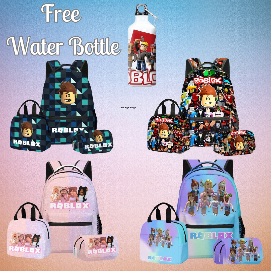 Roblox Backpack Roblox Lunch Bag Roblox Pencil Case Roblox Water Bottle ...