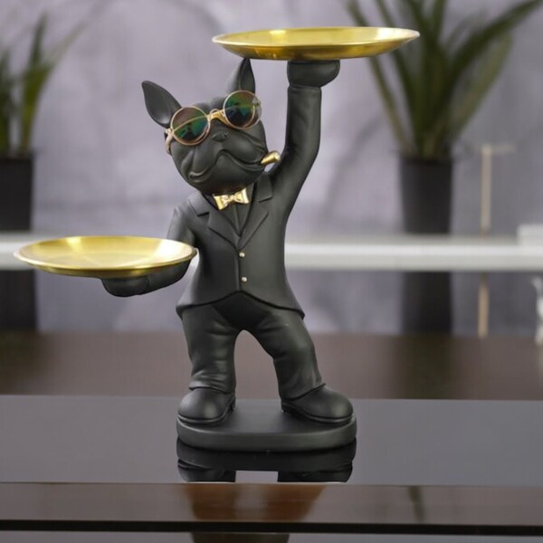 Butler Statue With Tray - Etsy