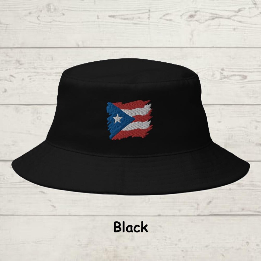 Puerto Rican Flag - Bucket Hat - Etsy
