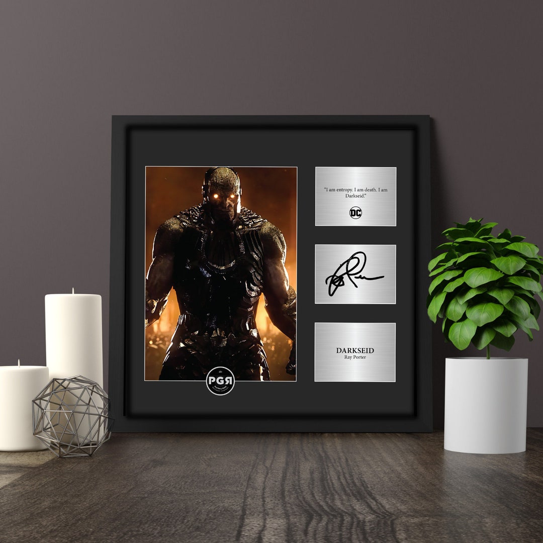 Ray Porter Copy Signed Framed Photo Darkseid Memorabilia PGR - Etsy