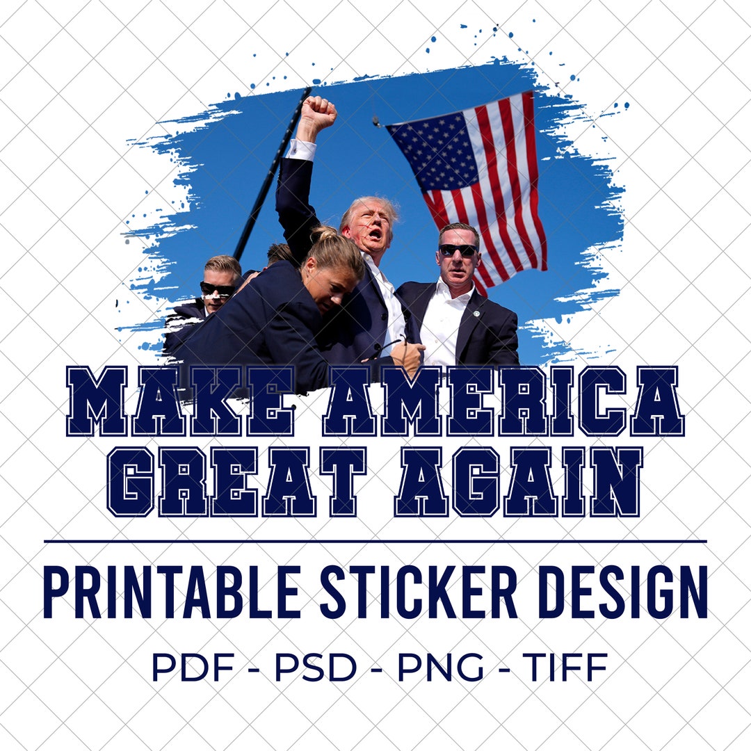 Donald Trump Printable Digital Design Pdf Psd Png Tiff Multiple Formats ...