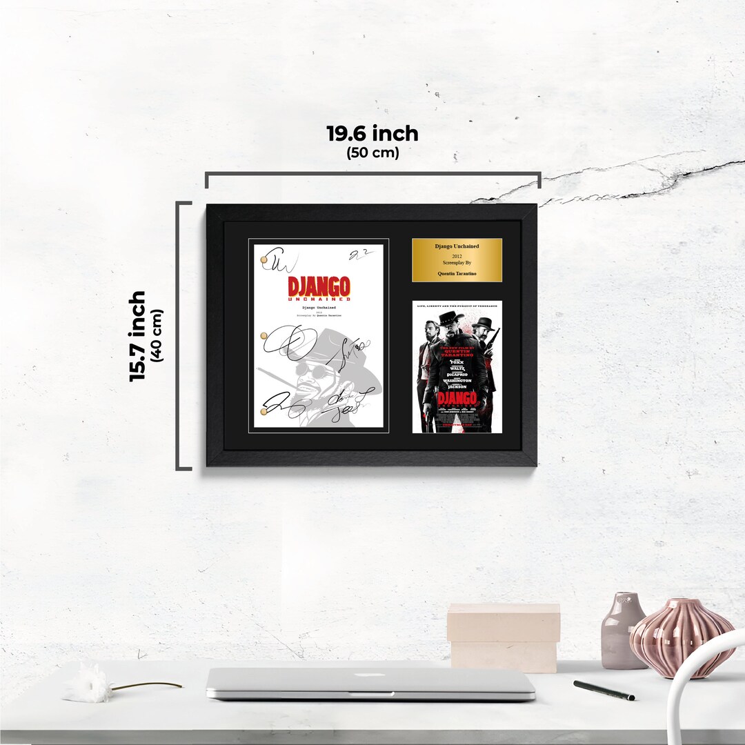 Django Unchained Movie Script With Copy Signed Autographs Film ...