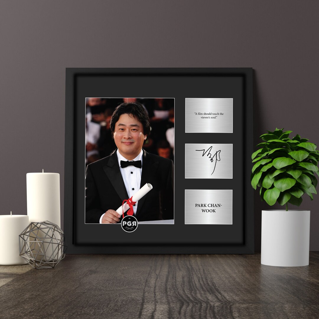 Park Chan-wook Copy Signed Framed Photo Movie Director Memorabilia PGR ...
