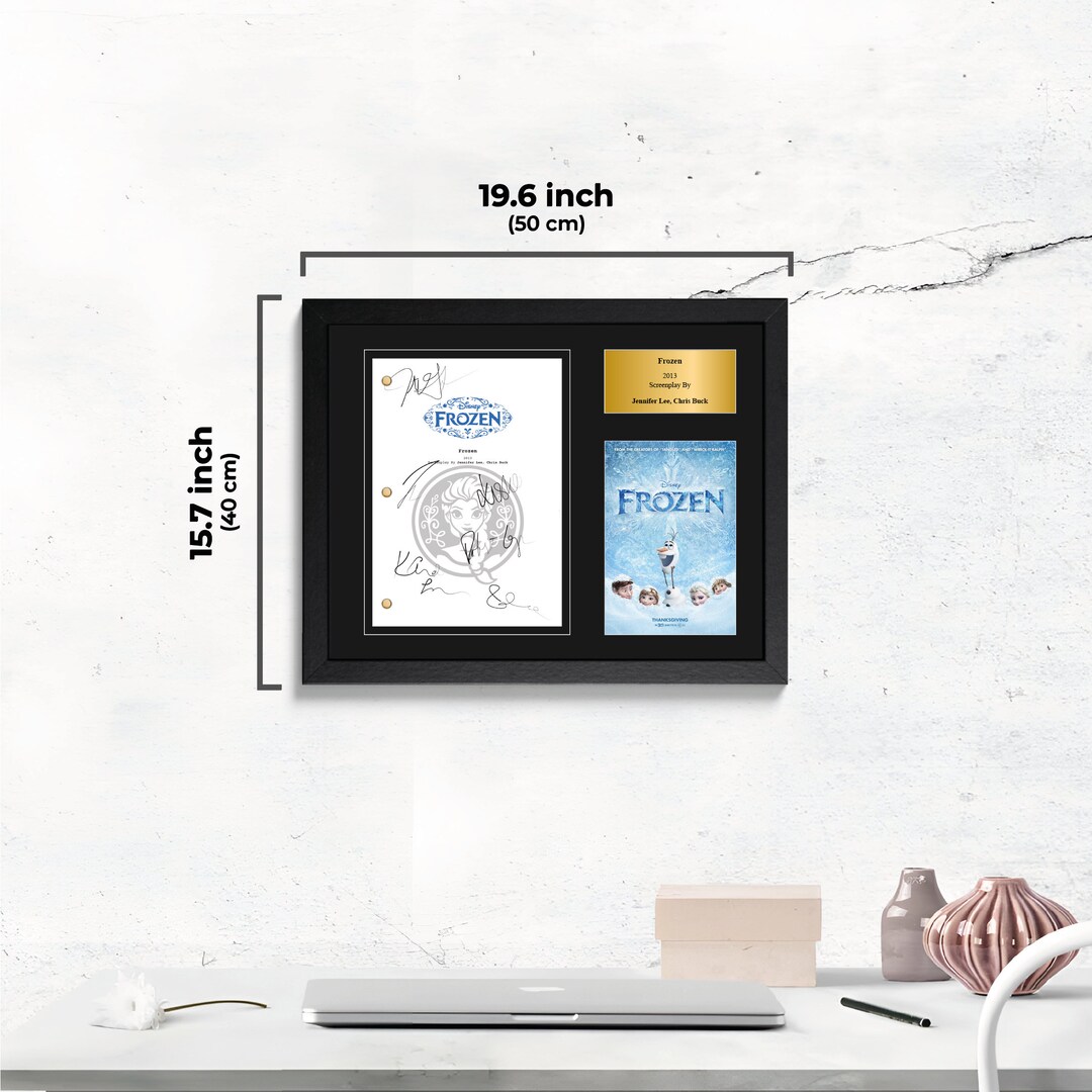 Frozen Movie Script With Copy Signed Autographs Film Memorabilia Gift ...