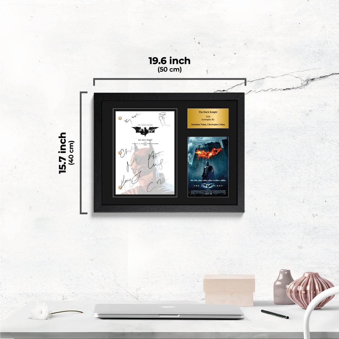 Batman the Dark Knight Movie Script With Copy Signed Autographs Film ...