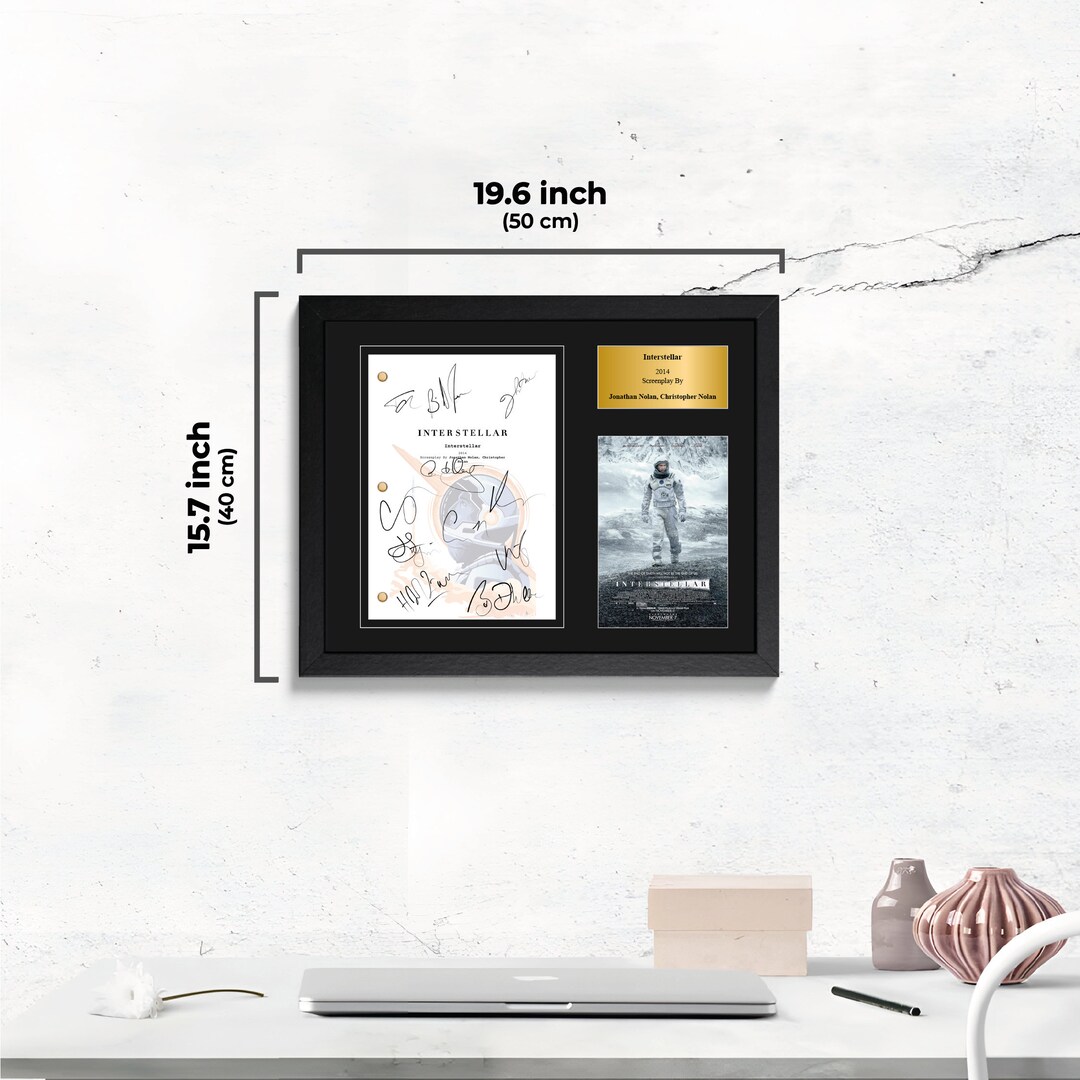 Interstellar Movie Script With Copy Signed Autographs Film Memorabilia ...