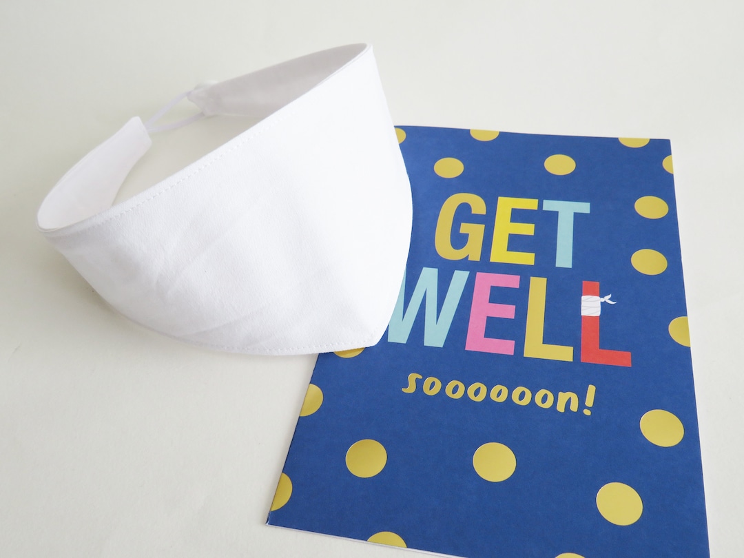 Tracheostomy Cover, White Cotton Tracheotomy Cover, White Bandana, Get ...