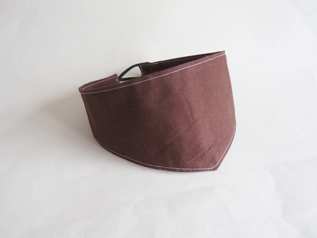 Tracheostomy Cover, Brown Cotton Double Sided Tracheostomy Scarf ...