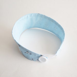 Tracheostomy Cover, Blue Cotton Seagull Print, Tracheotomy Cover ...