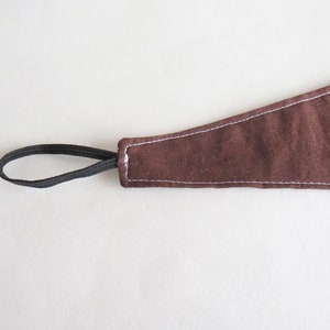 Tracheostomy Cover, Brown Cotton Double Sided Tracheostomy Scarf ...