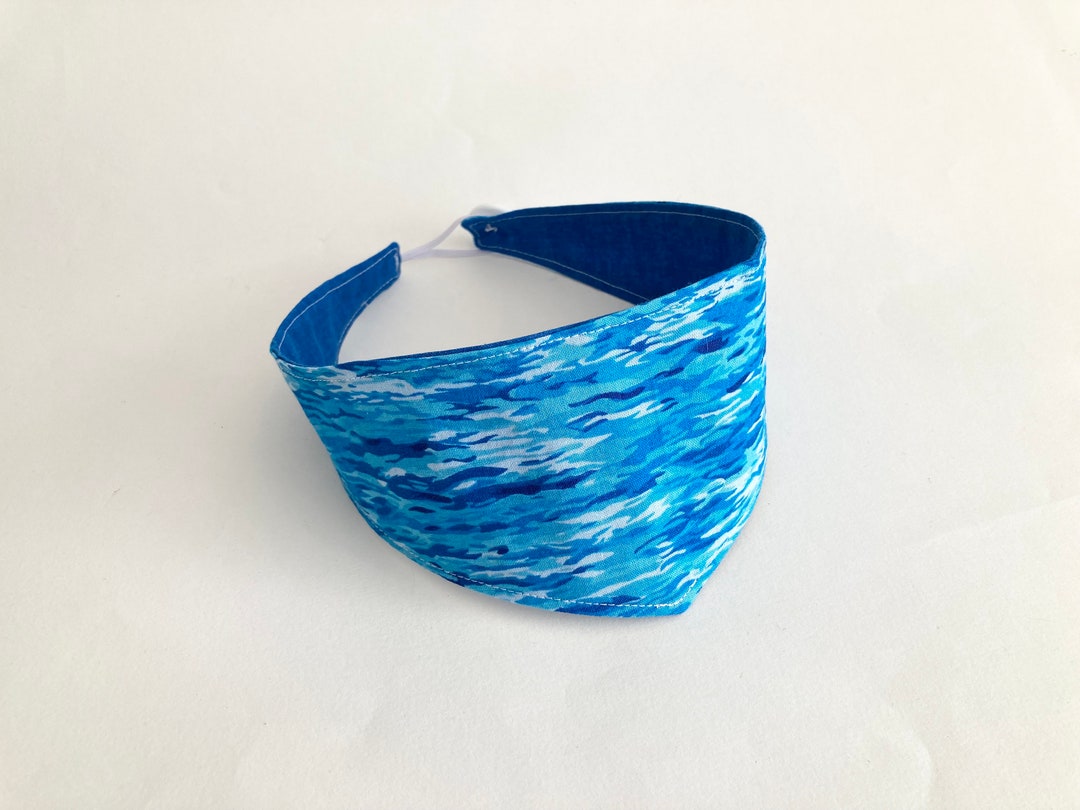 Tracheostomy Cover, Blue Water Print Fabric, Ocean Print, Get Well Soon ...