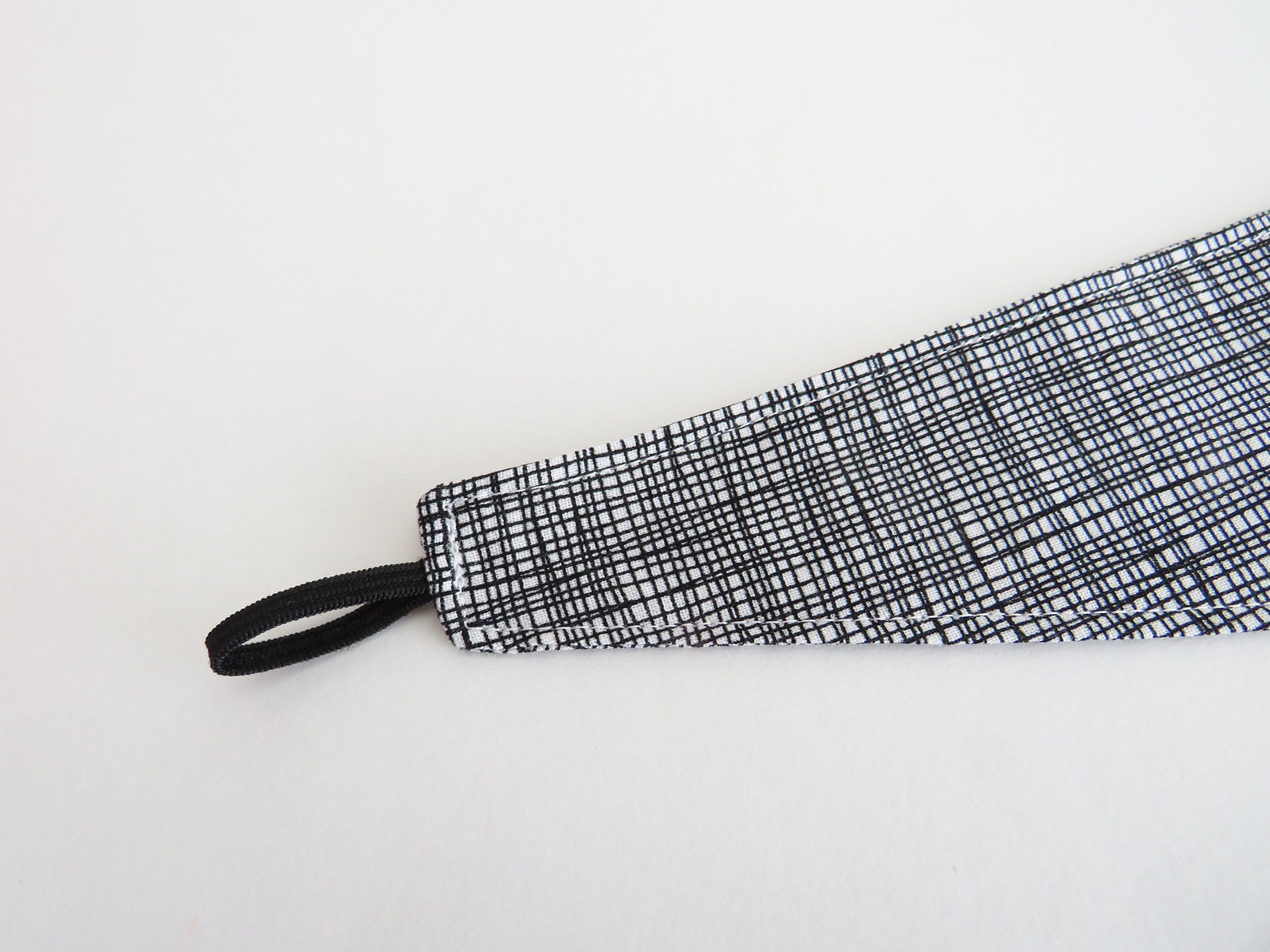 Tracheostomy Cover Black and White Cotton Criss Cross Fabric - Etsy
