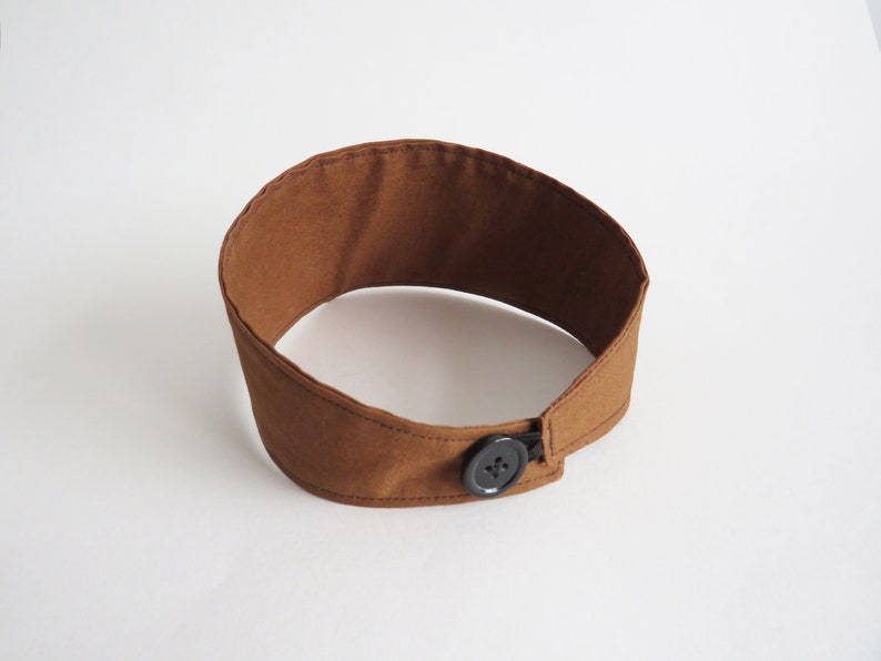 Tracheostomy Cover Brown Cotton Double Sided Tracheostomy - Etsy