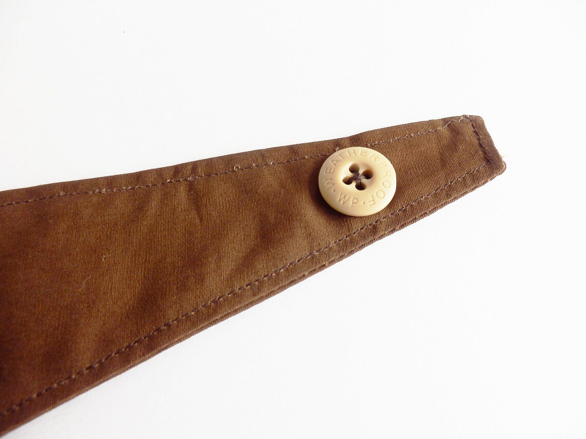 Tracheostomy cover brown cotton double sided tracheostomy | Etsy