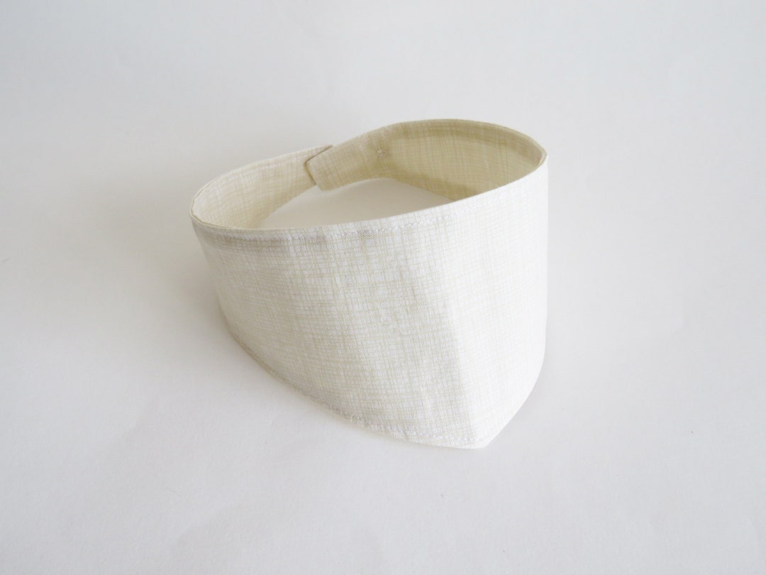 Cream Tracheostomy Cover, Cream Cotton Criss Cross Printed Fabric, Get ...