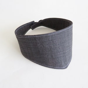 Dark Grey Tracheostomy Cover, Grey Cotton Criss Cross Printed Fabric ...