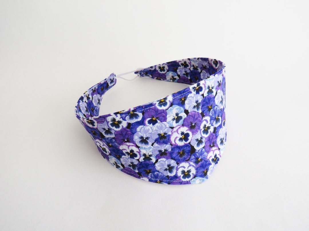 Tracheostomy Cover Purple Pansy Print Cotton Scarf Get Well - Etsy