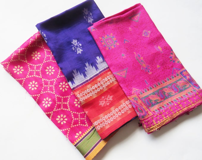Indian Sari Fabric, Sewing Project, Crafting Project, Indian Fabric ...