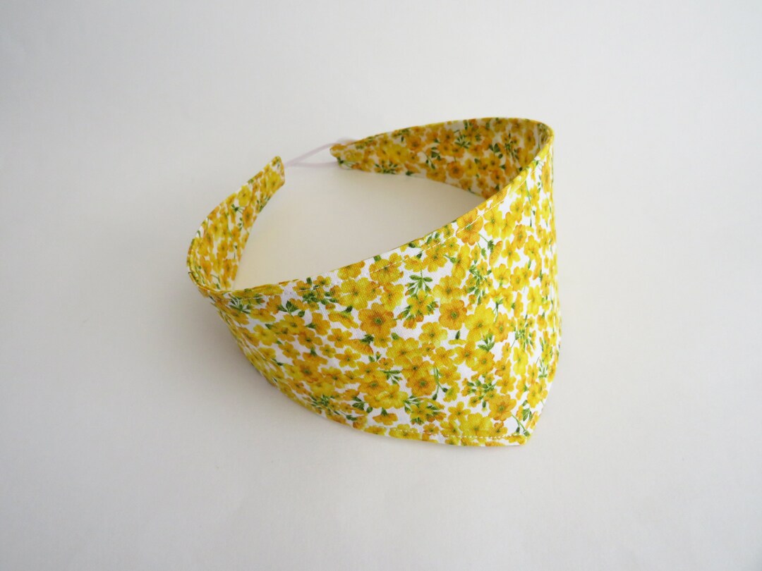 Tracheostomy Cover, Yellow Floral Fabric, Cotton Scarf, Cotton Bandana ...