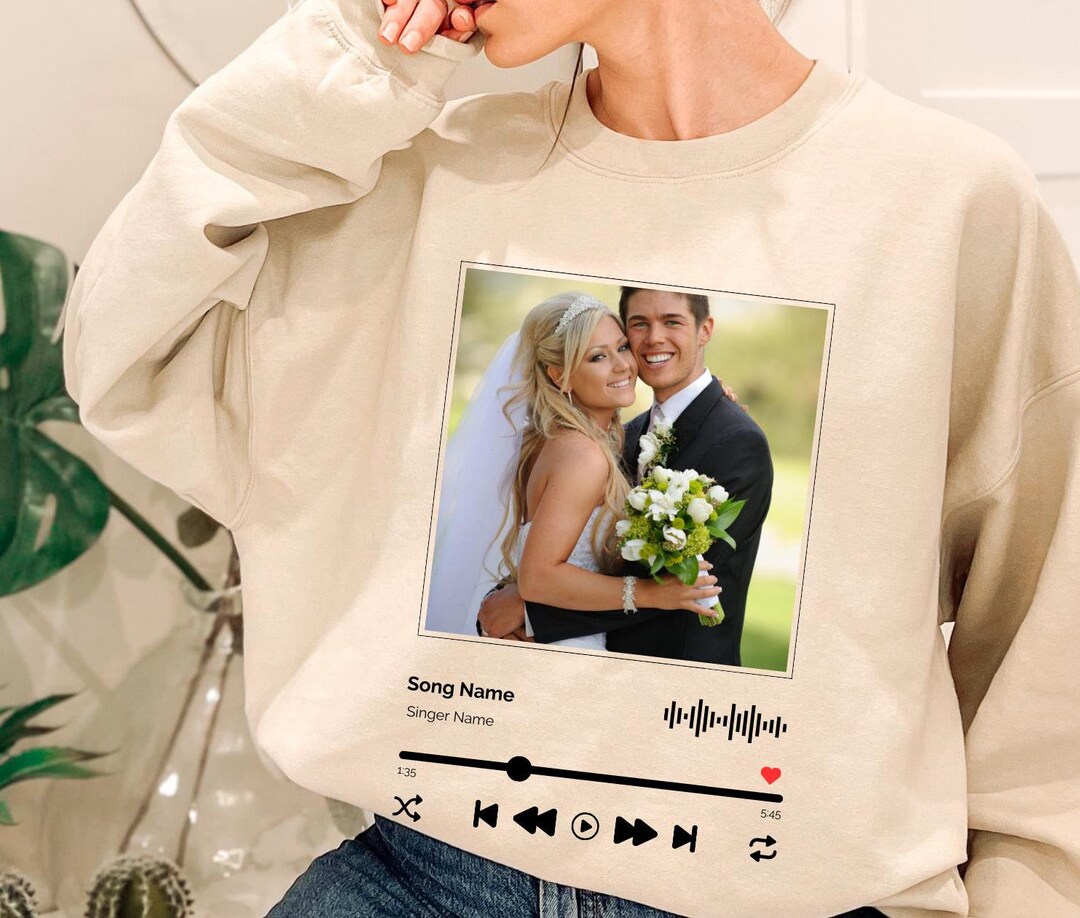 Our Song Sweatshirt, Personalized Xmas Gifts for Couples, Custom Song ...