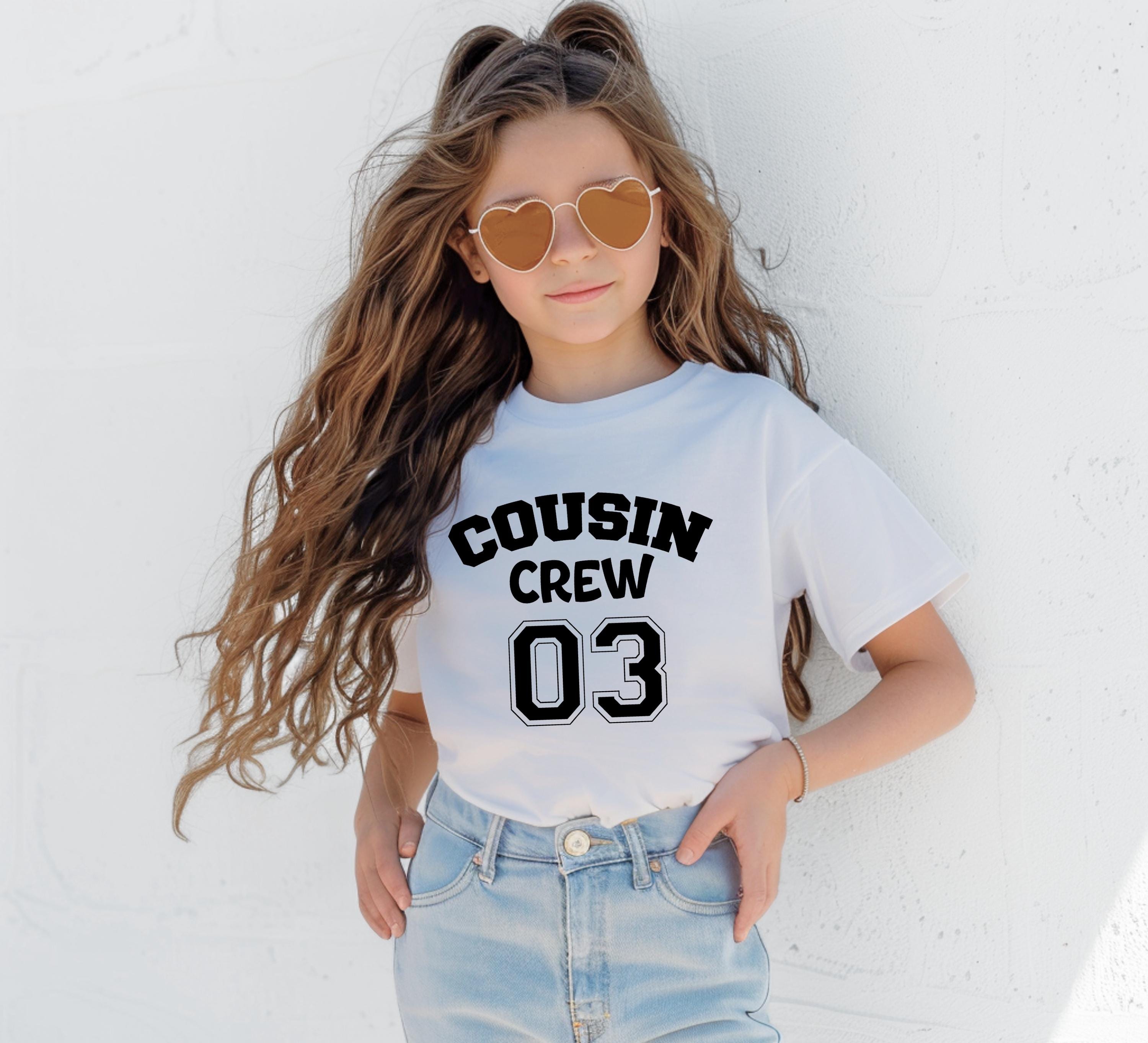 Retro Matching Cousins Shirts, Cousin Crew Custom Number Shirt, Cousin ...