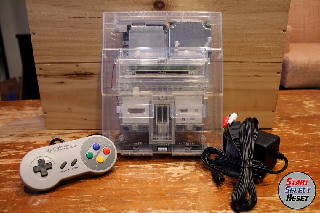 Super Nintendo Entertainment System - SNES - Clear Translucent Bundle ...