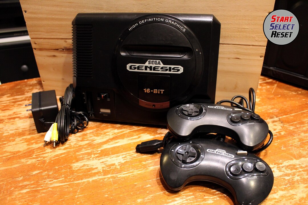 Restored Vintage Sega Genesis (gen 1 High Definition Model) Bundle With ...