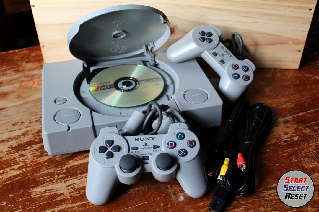 MM3 Modchipped PS1 Ultimate Bundle 2 Controllers & Cords - Etsy