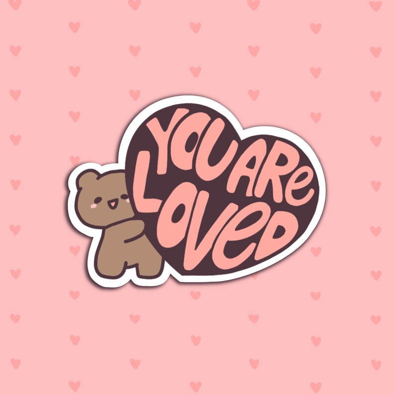 Cute Self Care Bear Sticker Bundle - Waterproof Stickers Perfect for ...