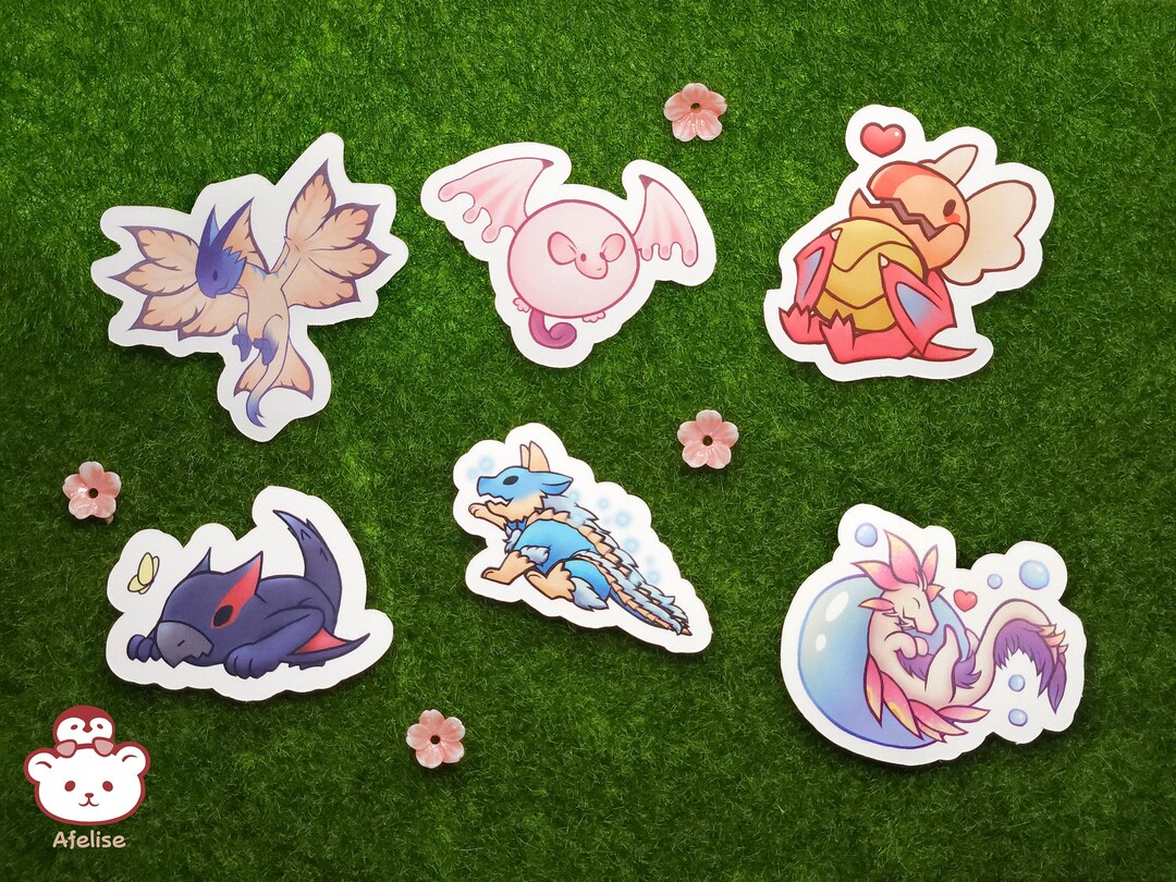 Monster Hunter Stickers - Etsy