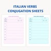 Italian Verbo Essere Presente Verb to Be Easy Conjugation Table ...