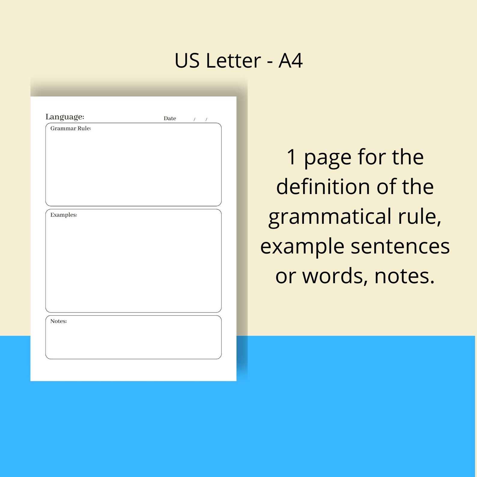 Grammar Rule Sheets | Language Learning Worksheets, English and Foreign ...
