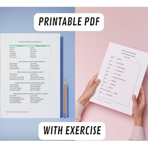 Italian Verbo Essere Presente | Verb to Be | Easy Conjugation Table ...